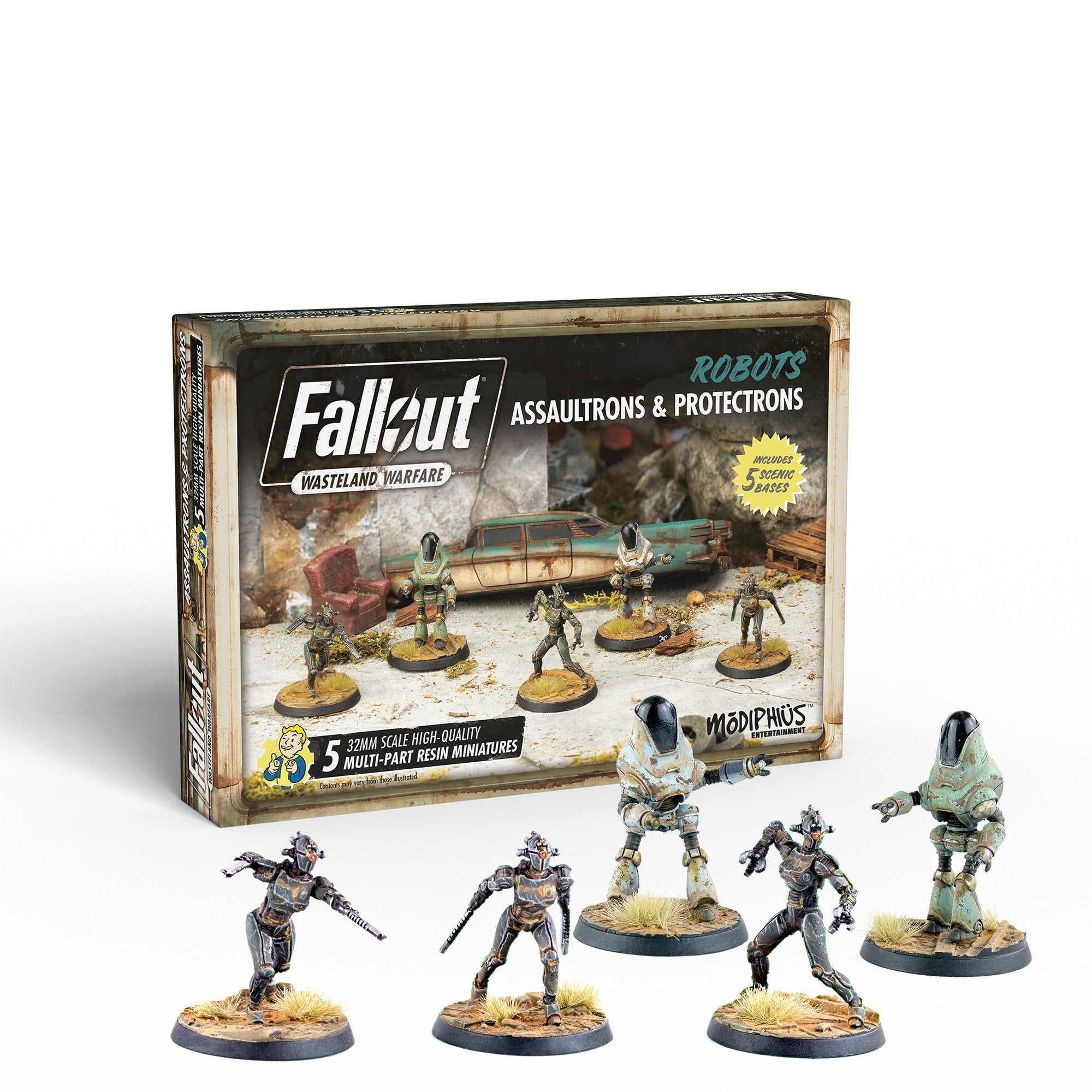 Fallout: Wasteland Warfare Models - Robots: Assaultrons & Protectrons ...