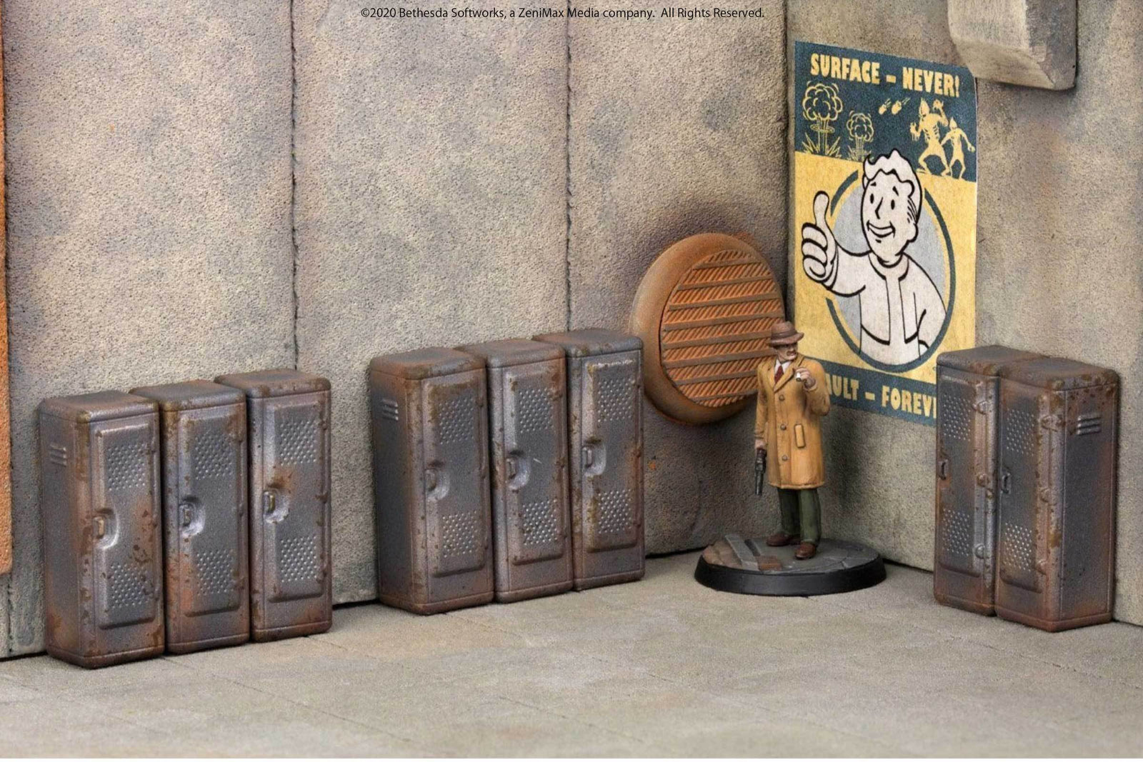Fallout: Wasteland Warfare - RPG Models - Vault Tec Lockers