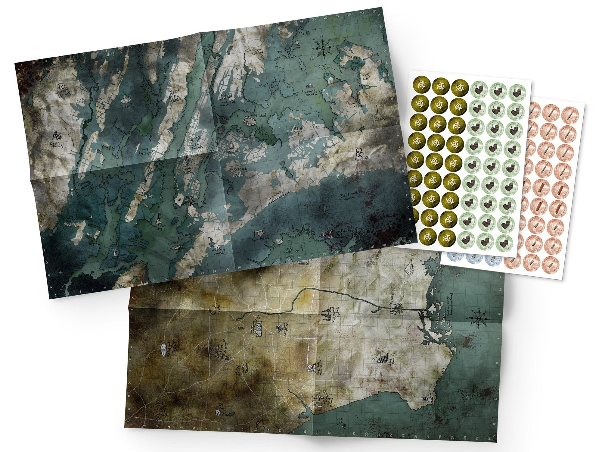 Mutant: Year Zero Maps & Markers Pack