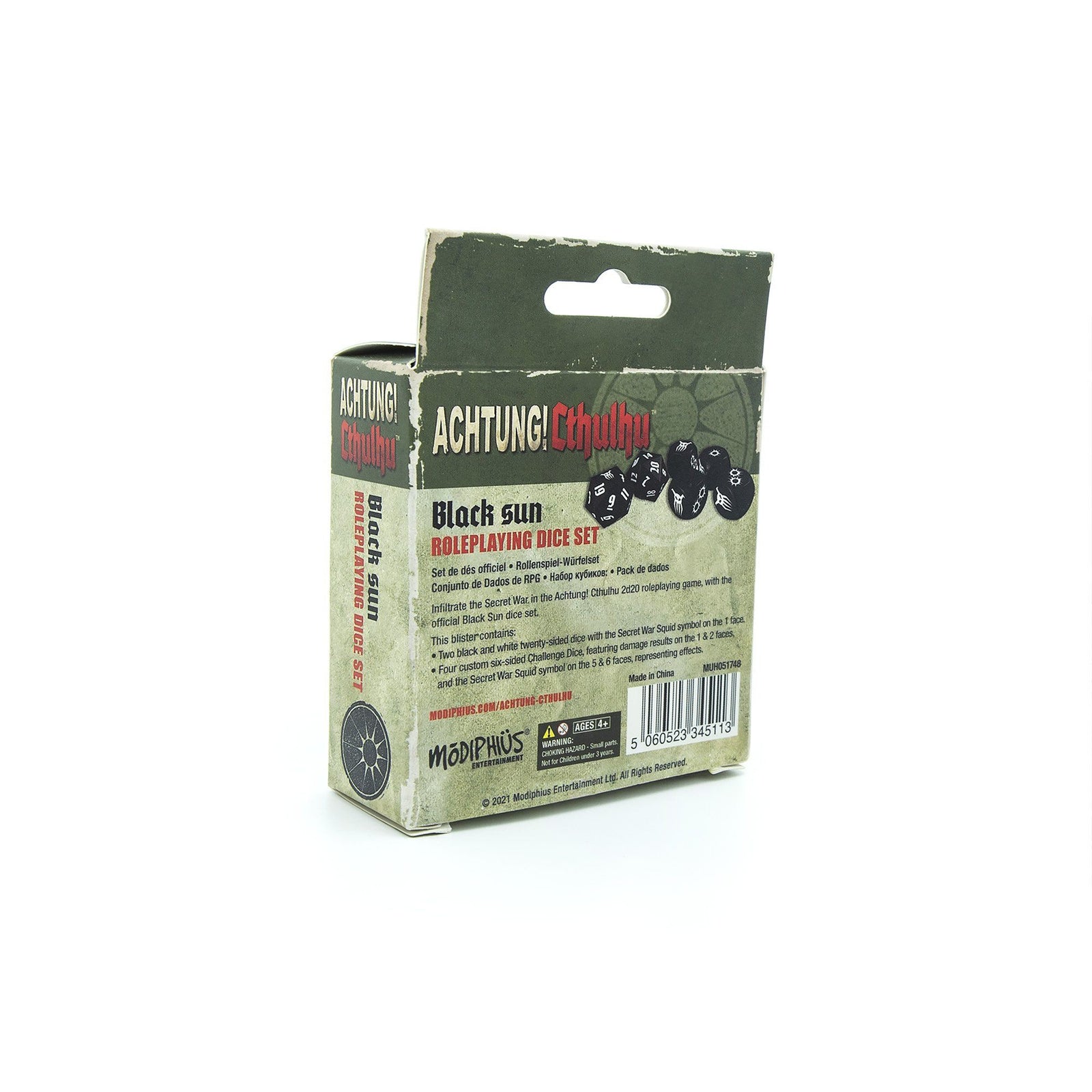 Achtung! Cthulhu 2d20: Black Sun Dice Set