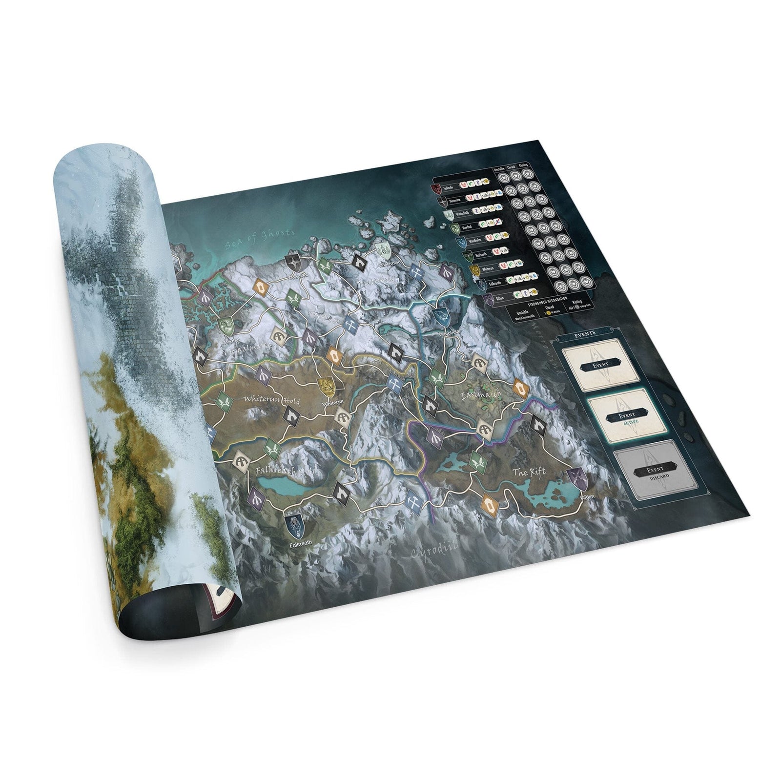 The Elder Scrolls: Skyrim - Adventure Board Game - Neoprene Mat